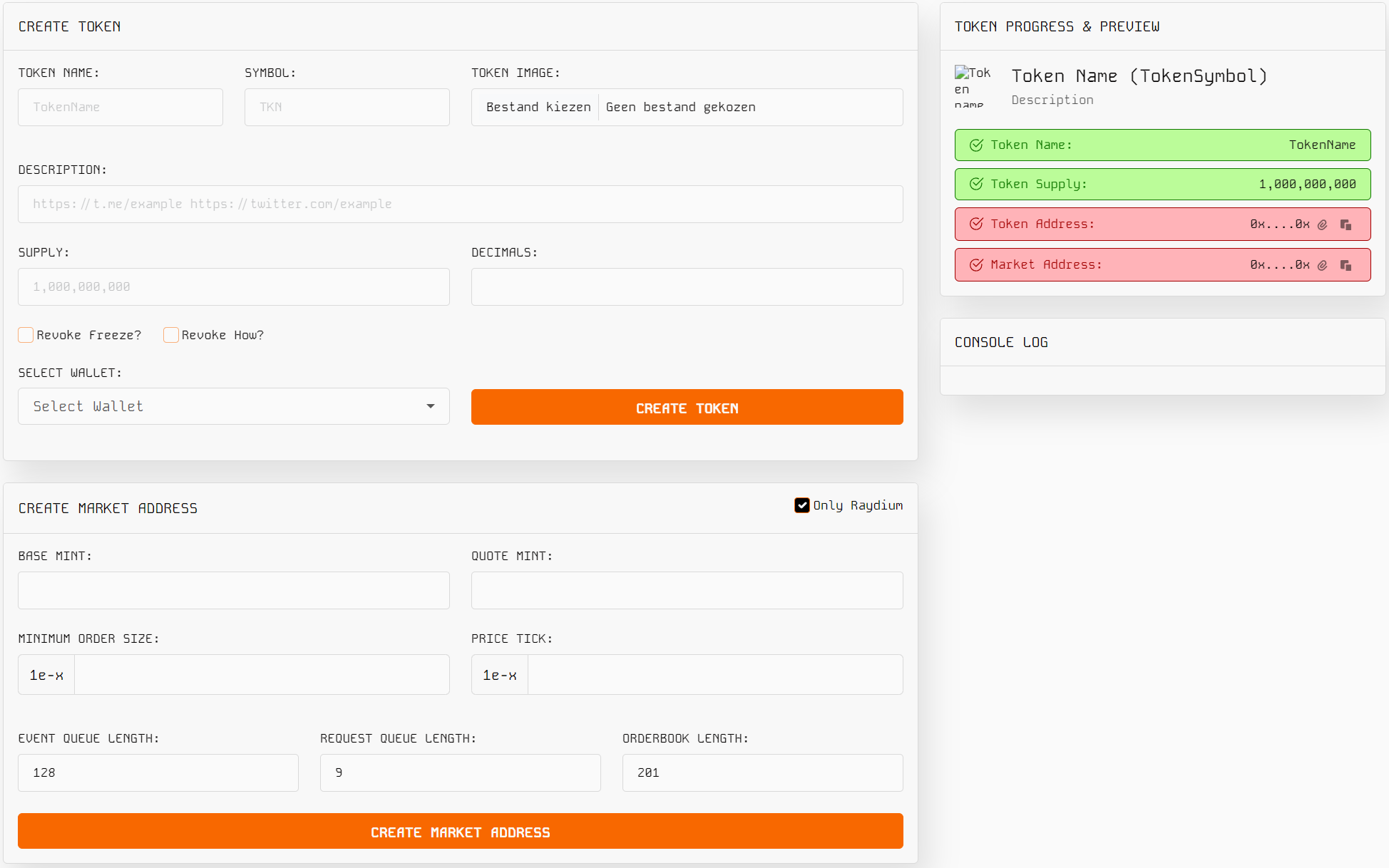 Dashboardy - all-in-one platform for token management